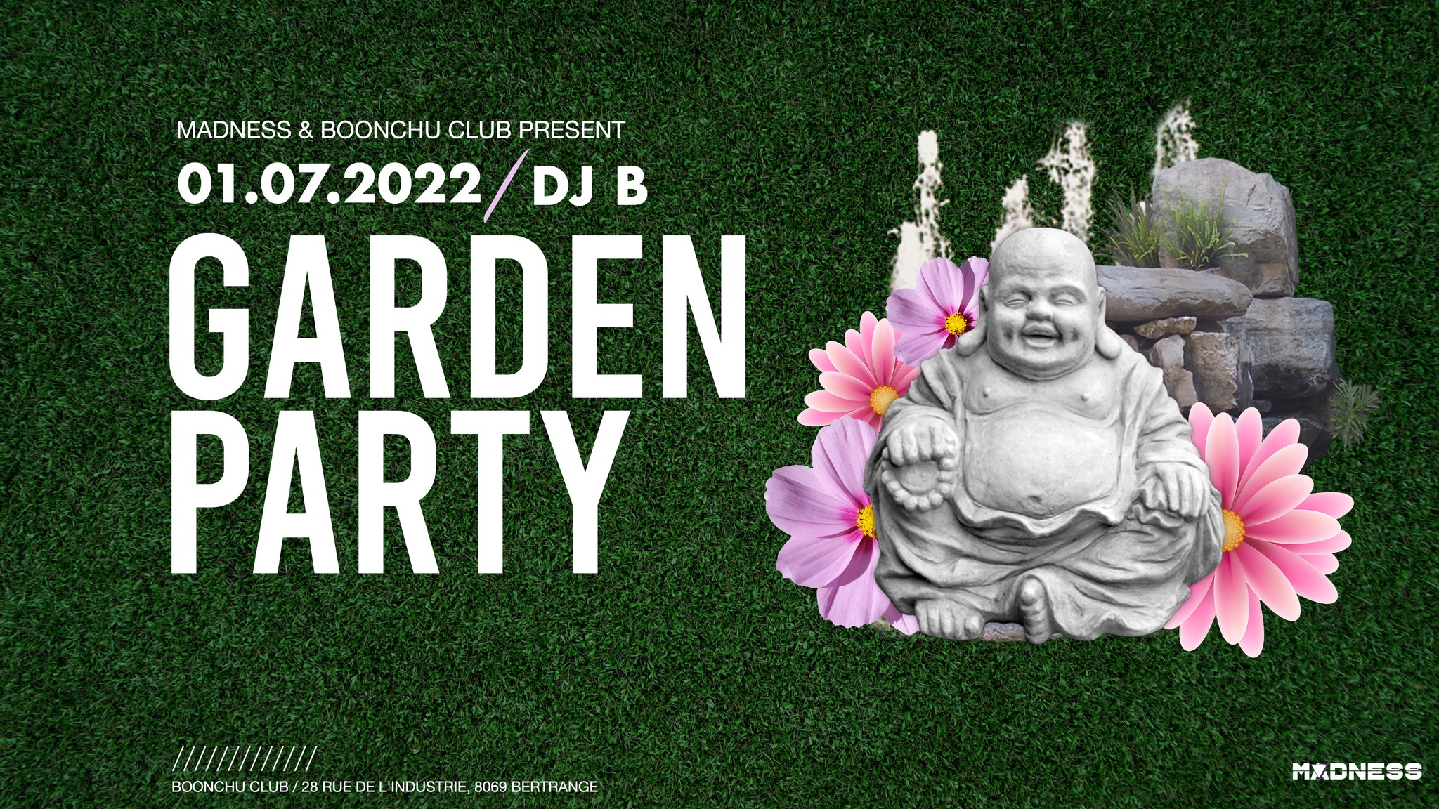 TODAY AT 10 PM – 3 AM GARDEN PARTY | Boonchu